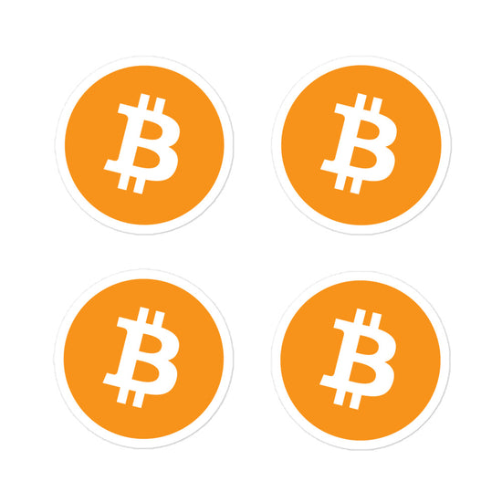 Bitcoin Logo Stickers